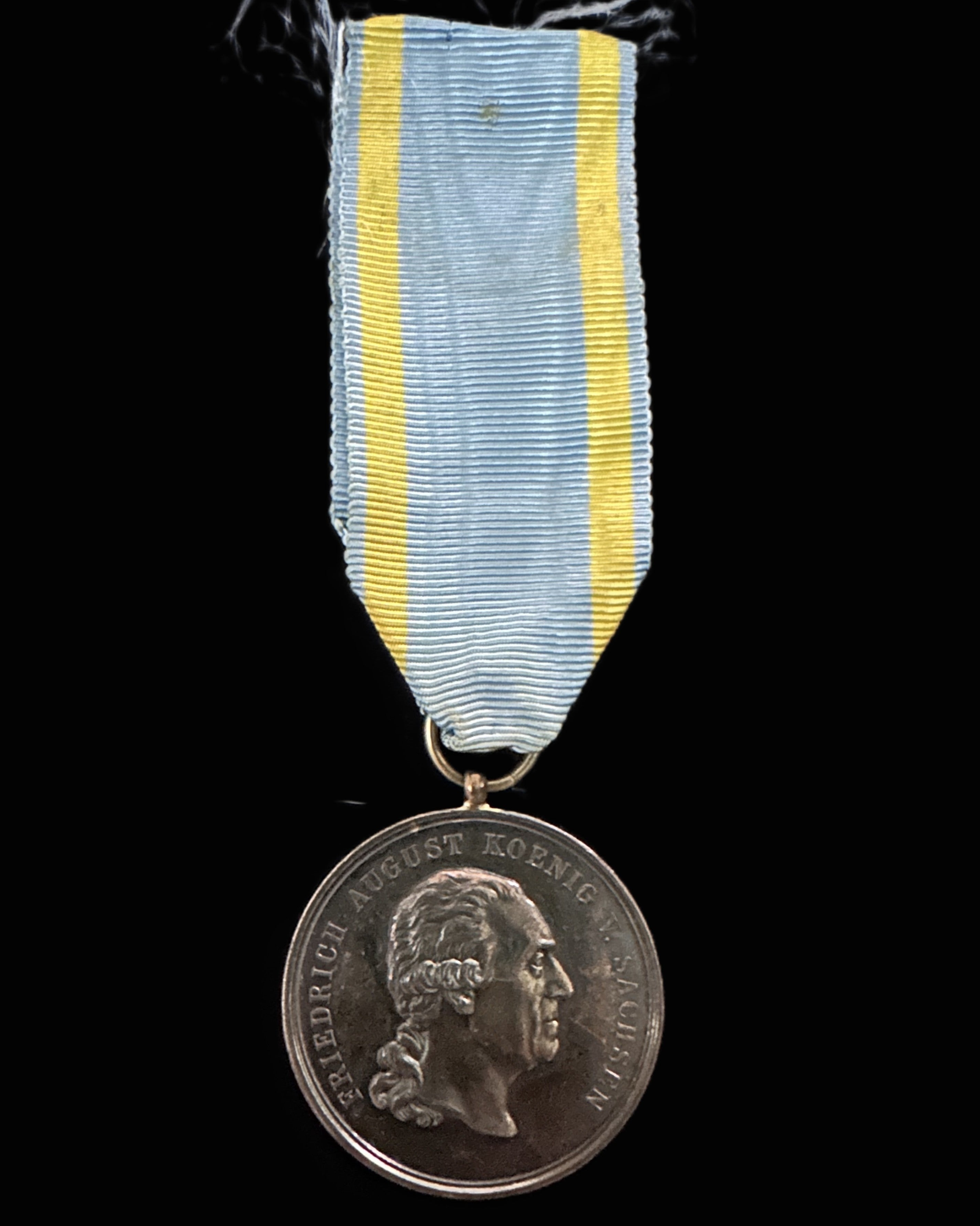 Kingdom of Saxony War Merit Medal 1914–1918 on Ribbon